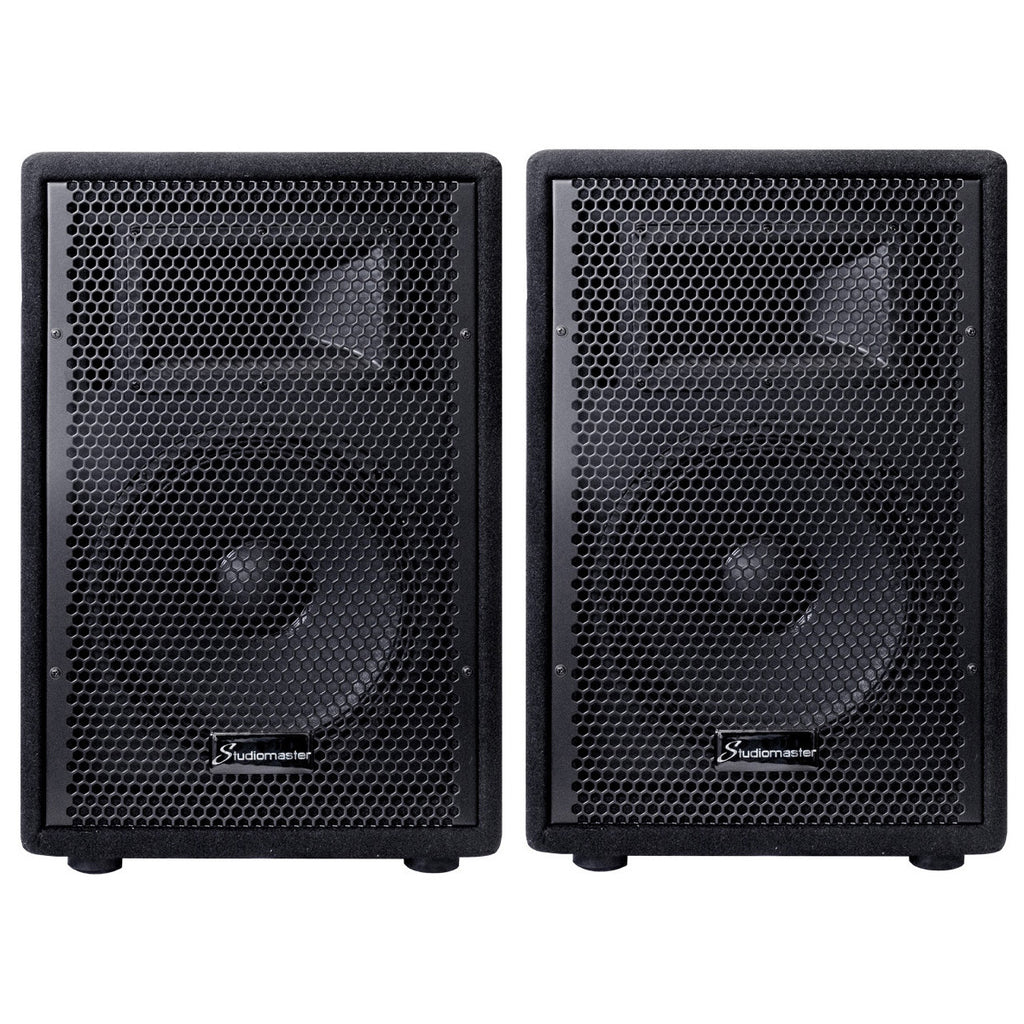 Studiomaster GX10 - 150w 2 way 10" trapezoidal passive speaker box ...